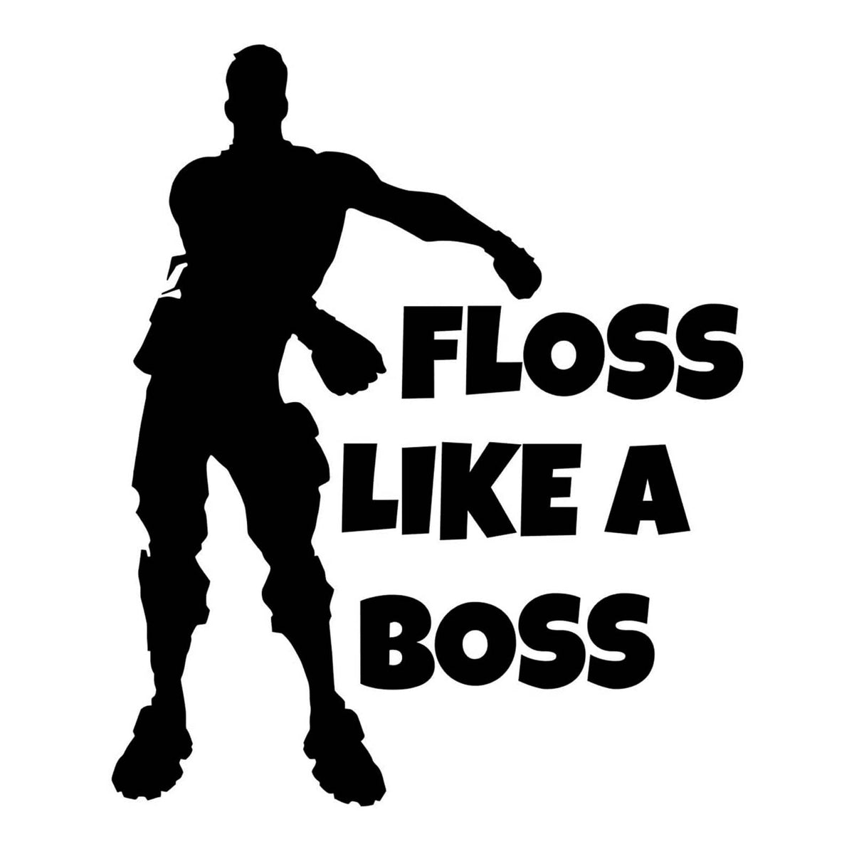 Gaming Decal Sticker - Floss Like A Boss - 3 Sizes for Computer, Wall ...